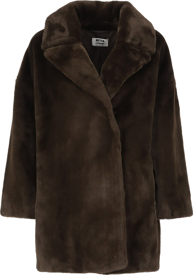 Betta Corradi Eco-fur Coat - ShopStyle