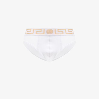 Versace Greca border briefs - ShopStyle