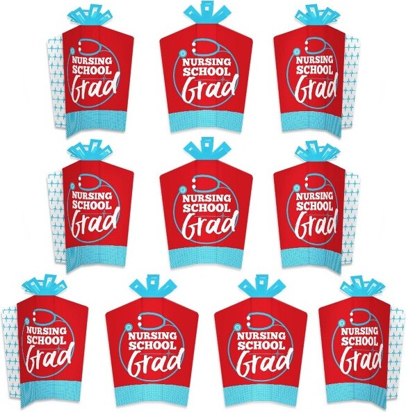 Big Dot of Happiness Nurse Graduation - Table Decorations - Medical ...