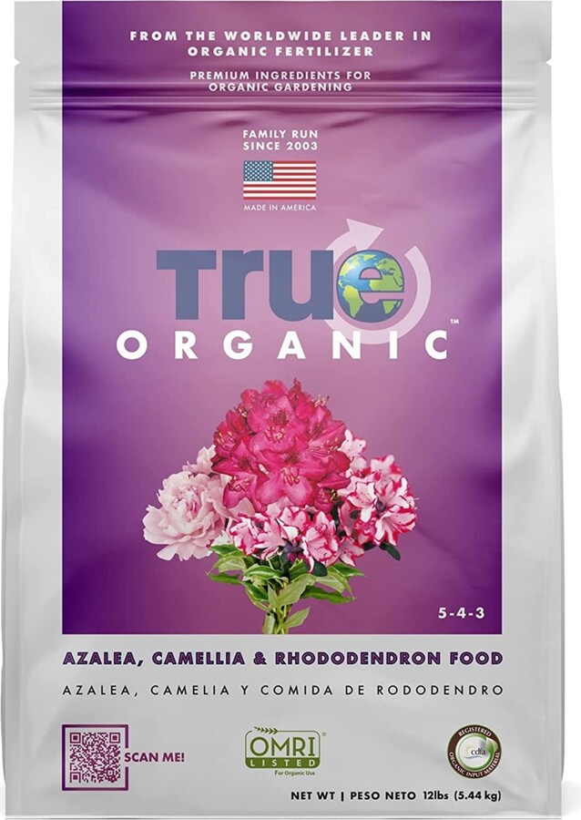 True Organic R0023 Granular Azalea, Camelia & Rhododendron Food 12 lbs ...