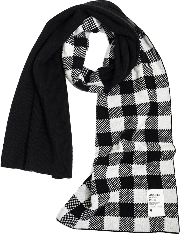 Woolish Women's Lara Merino Maxi Scarf Black - ShopStyle Scarves & Wraps