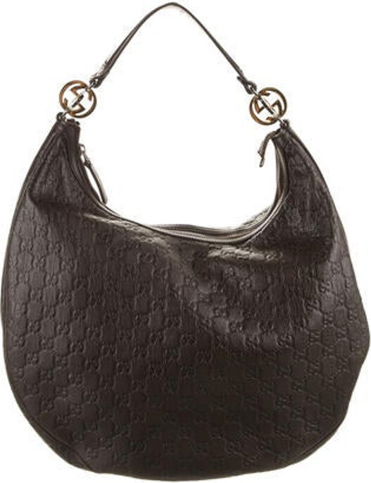 Gucci GG Signature Large Twins Hobo - ShopStyle