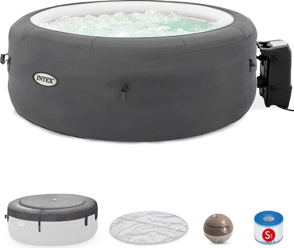 Intex 28483E SimpleSpa Inflatable Bubble Massage Spa: Includes ...