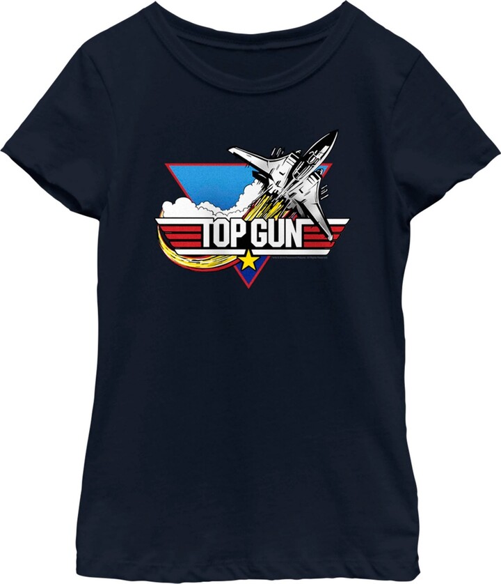 Paramount Pictures Girl's Top Gun Inverted Fighter Jet Afterburners On ...
