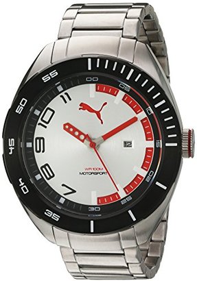 Puma Quartz Stainless Steel Watch, Color:Silver-Toned (Model ...