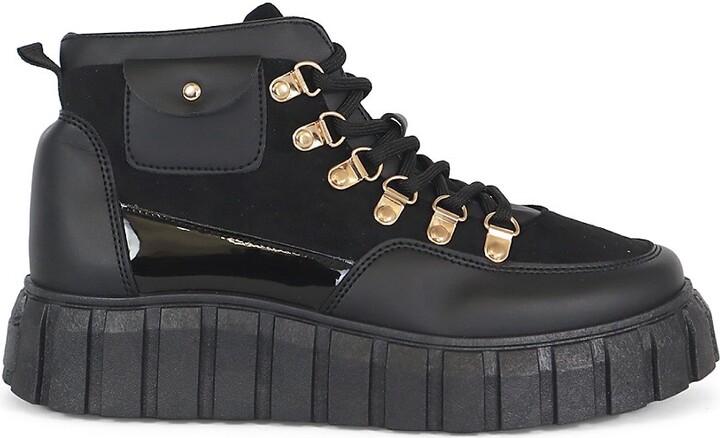 Yoki Shoes Sol High Top Cargo Sneakers - ShopStyle
