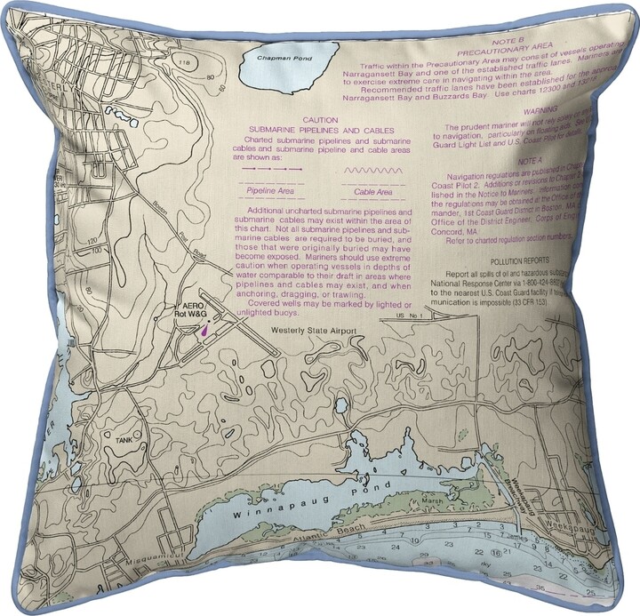 Betsy Drake Block Island Sound - Westerly State Airport, RI Nautical ...