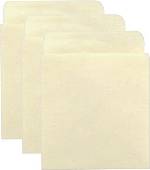 Hygloss® Bright Sticky Back Library Pockets, Manila, 40 Per Pack, 3 ...