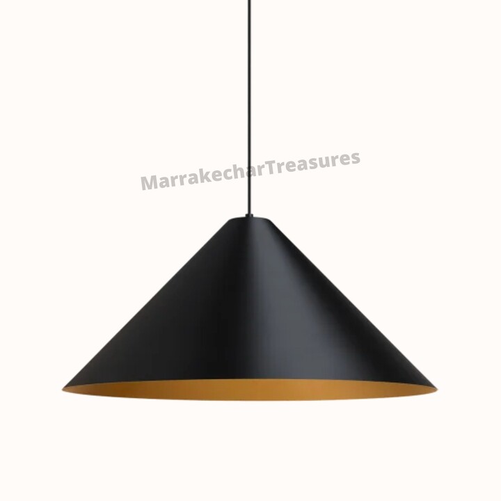 Etsy Black Triangle Pendant Light, Black & Gold Triangle Hanging Lamp ...