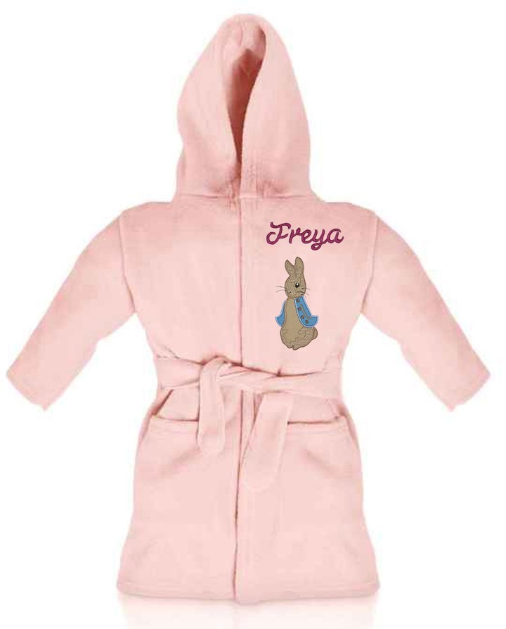 Oh Sew Simple Peter Rabbit Pink Age 1-6 Years Personalised & Applique ...