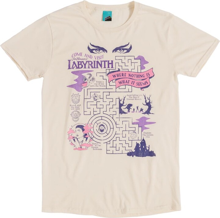 TruffleShuffle Labyrinth Come and Visit The Labyrinth Natural T Shirt ...