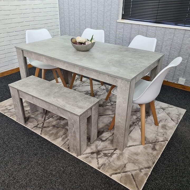 KOSY KOALA Dining Table Set with 4 Chairs Dining Room and Kitchen table ...