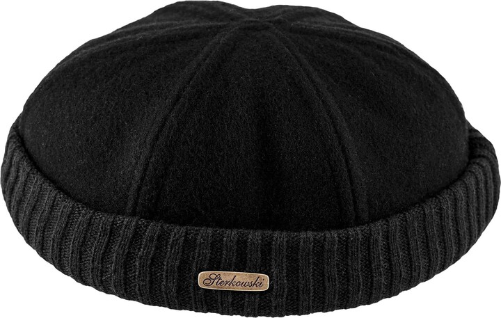 Sterkowski Navy Watch Beanie Cap | 100% Wool | 54-65 cm Docker Work ...