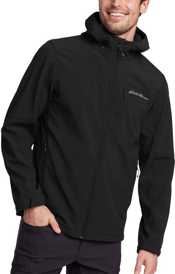 Eddie Bauer Men's Stratify Thermal Softshell Hooded Jacket - ShopStyle