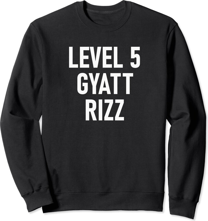 W Rizz Rizzler Designs Level 5 Gyatt Rizz Gen Z Slang Meme Line ...