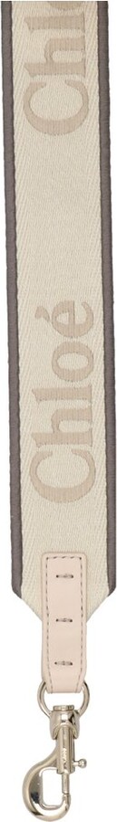 Chloé Logo Embroidered Shoulder Strap - ShopStyle