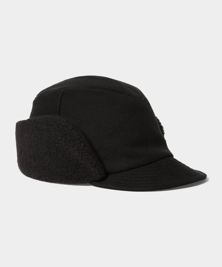 Cbleami Heavy Boa Cap in Black - ShopStyle Hats