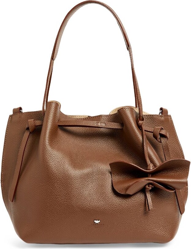 Weekend Max Mara Leather Shoulder Bag - ShopStyle