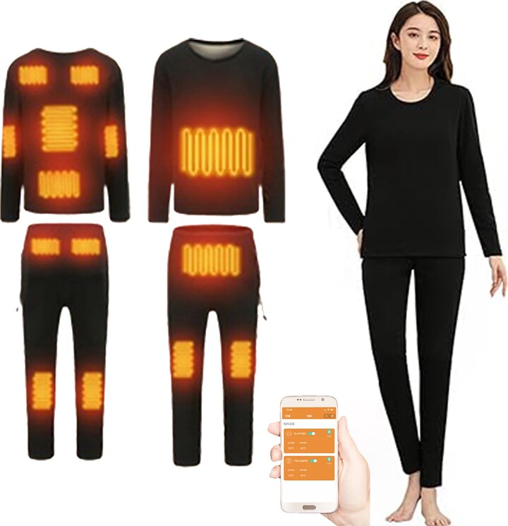 FAMKOCE Electric Heated Underwear Set - ShopStyle Lingerie & Nightwear