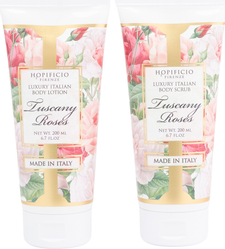 Hopificio Boxed Roses Body Lotion And Scrub Set - ShopStyle