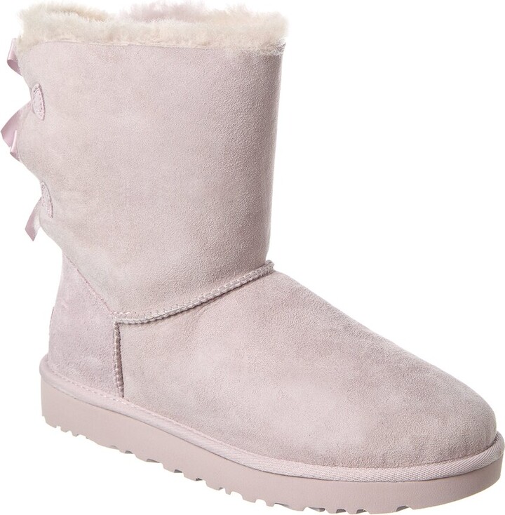 UGG Bailey Bow Ii Suede & Shearling Boot - ShopStyle