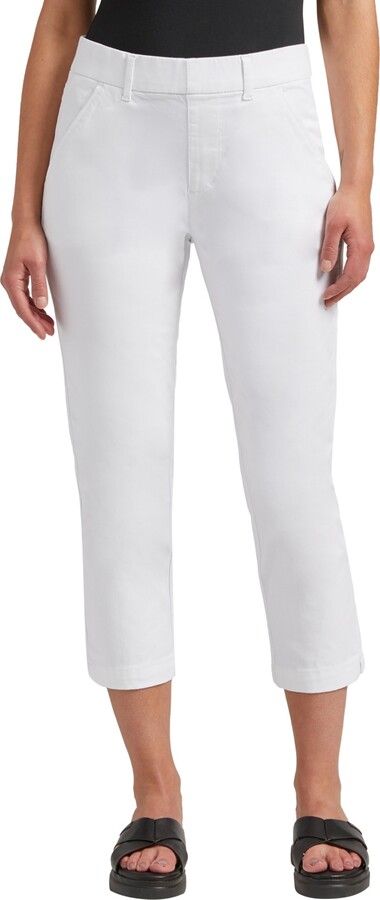 Jag Women's Maddie Pull On Super Stretch Twill Mid Rise Capri ...