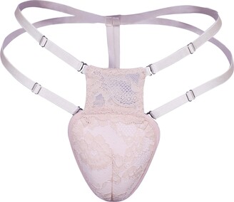 YUFEIDA Mens Hiding Gaff Panty Shaping Pant Adjustable Waist Thong ...