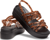 Crocs Women's Brooklyn Tortoise Strappy Low Wedge - ShopStyle