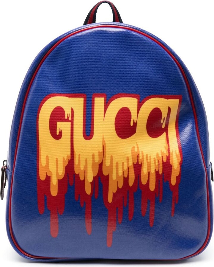 Gucci Children Drip Logo-Print Backpack - ShopStyle Girls' Bags