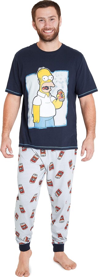 The Simpsons Mens Simpsons Pyjama (M) Multicoloured - ShopStyle