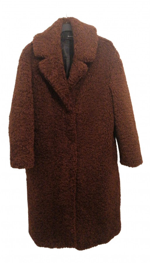 Stradivarius brown Faux fur Coats - ShopStyle
