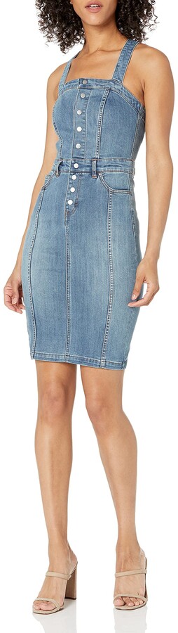 William Rast Women's Serena Cross Strap Denim Dress - ShopStyle