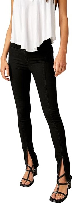 Free People Double Dutch Pull-On Slit (Licorice) Women's Jeans - ShopStyle
