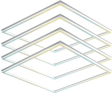 Luxrite 2' x 2' Edge Lit Selectable CCT Dimmable LED Flat Panel Light - ShopStyle