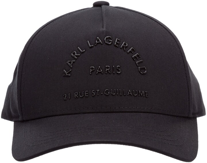 Karl Lagerfeld Paris Logo Detailed Baseball Cap - ShopStyle Hats