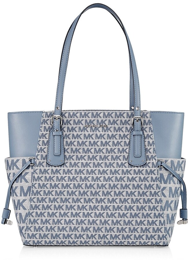 MICHAEL Michael Kors Voyager Monogram Coated Canvas Tote - ShopStyle