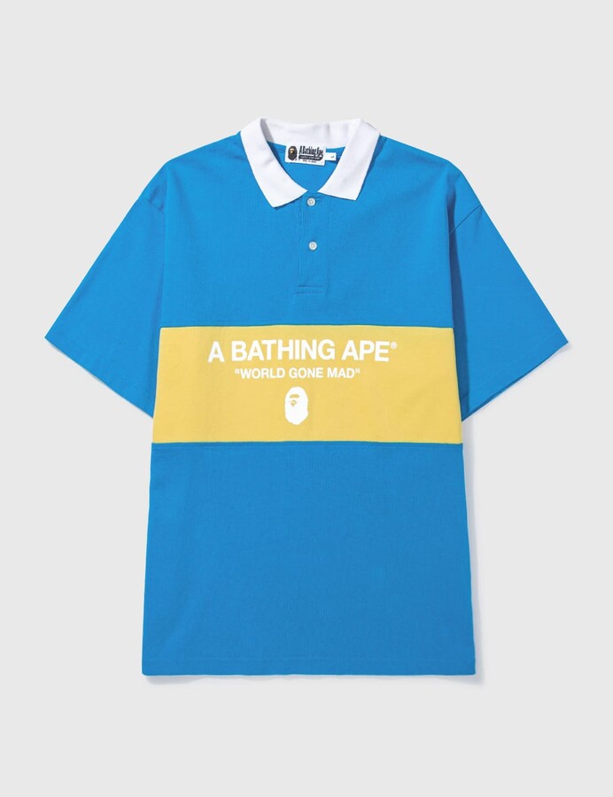 BAPE A Bathing Ape Panelled Polo Shirt - ShopStyle