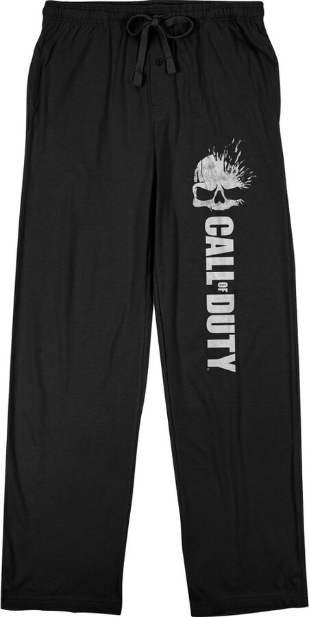 Fortnite Call Of Duty Exploding Skull Men’s Black Sleep Pajama Pants ...