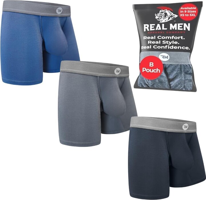 RM Real Men Real Men Bulge Enhancing Pouch Underwear for Men – 1 ...