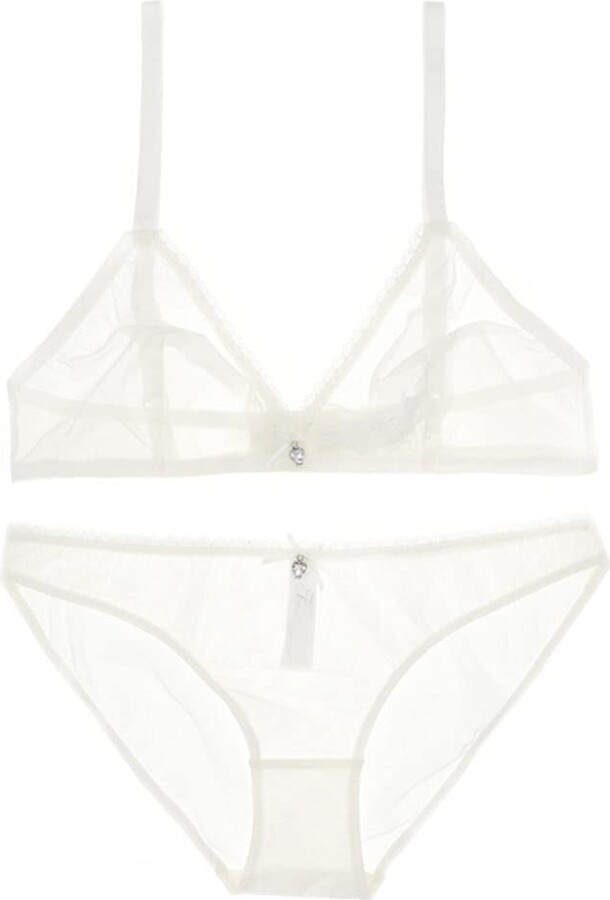 varsmiss Women Sexy Bra Sets Bikini Bra Knickers See Through Lingerie ...