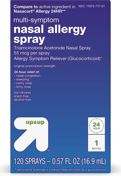 Triamcinolone Acetonide Multi-Symptom Nasal Allergy Relief Spray - 0.57 ...