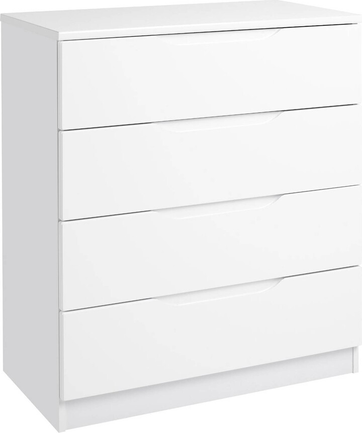 Dunelm Legato 4 Drawer Chest White - ShopStyle