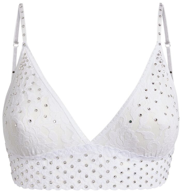 Hanky Panky Swarovski Crystal-Embellished Bralette - ShopStyle Bras