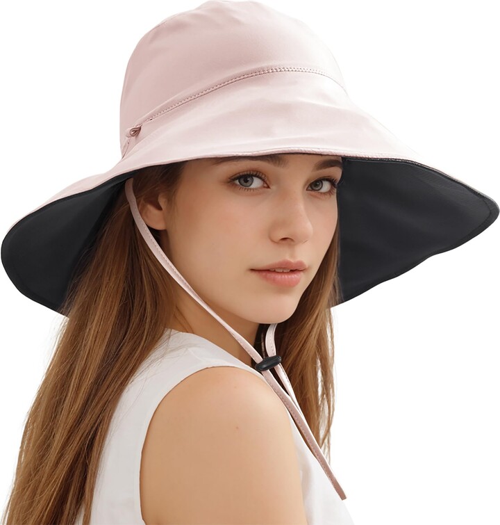 Sukeen Reversible Sun Hat for Women with Wide Brim Gardening Hat ...
