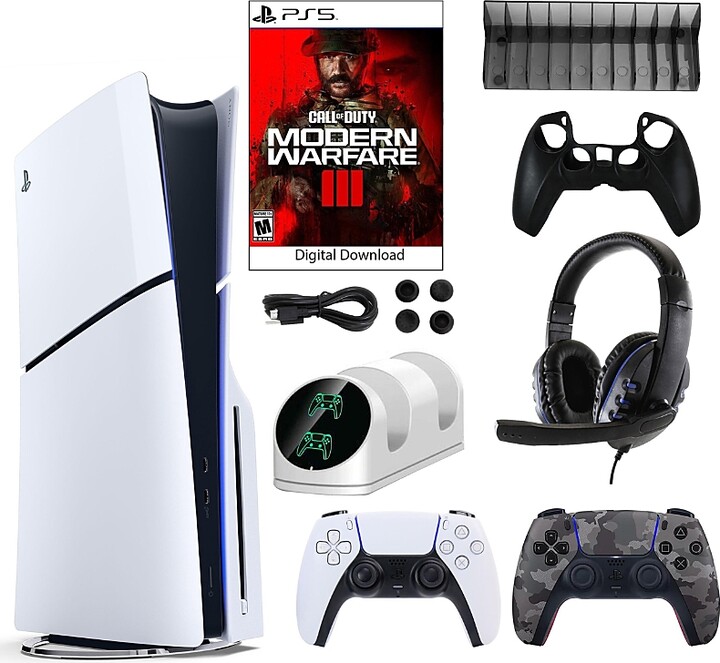 Sony PS5 Cod Console with Extra Camo Dualsense Controller and ...