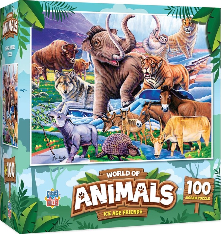 Masterpieces World of Animals Ice Age Friends Puzzle 100 Piece - ShopStyle