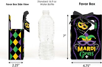 Big Dot of Happiness Colorful Mardi Gras Mask - Masquerade Party Favor ...