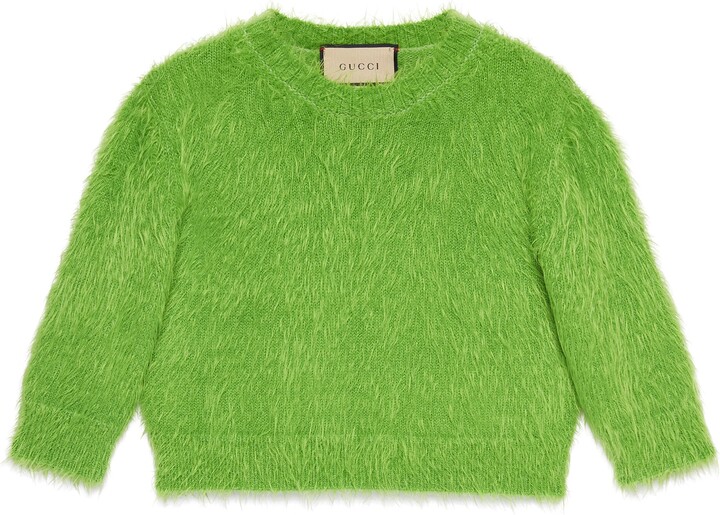 Gucci Brushed wool knit sweater - ShopStyle