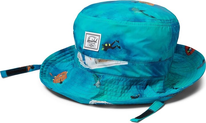 Herschel Supply Co. Kids Beach UV Bucket Hat 2 - 4 Years (Toddler ...