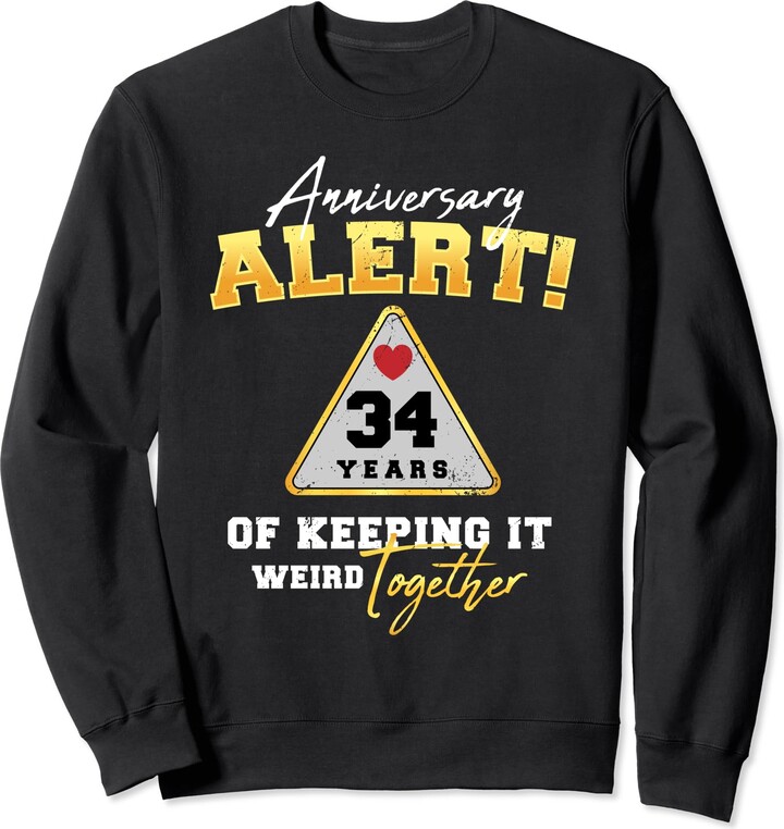 Keeping It Weird Couples Anniversary Couples Funny 34 Year Anniversary ...